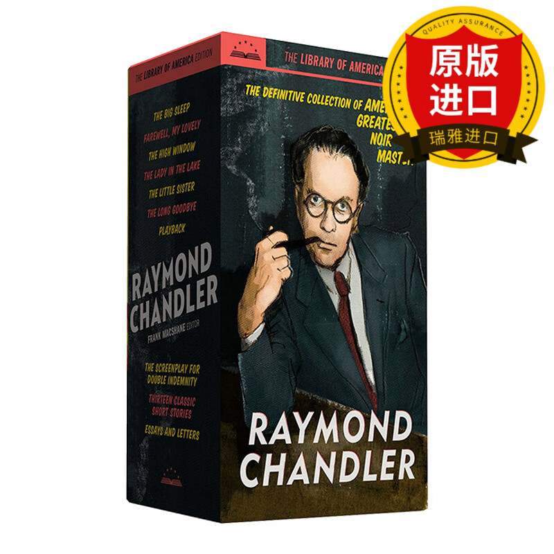 英文原版 Raymond Chandler 雷蒙德钱德勒 美国图书馆版 盒套装 The Library of America Edition 英文版 进口英语原版书籍