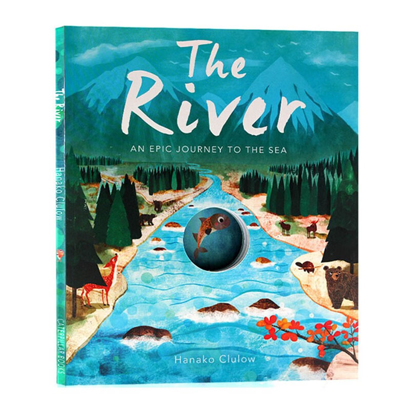 预售 英文原版 The River: An Epic Journey to the Sea 河流 大自然的秘密系列科普 童图画故事书启蒙绘本