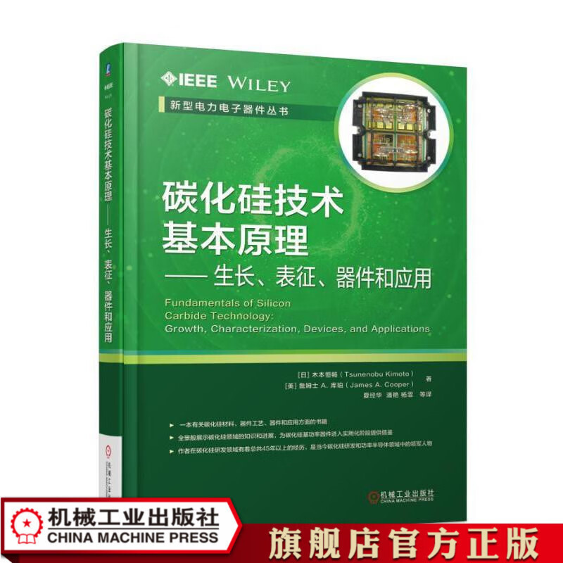 碳化硅技术基本原理--生长表征器件和应用/新型电力电子器件丛书 碳化硅技术基本原理 碳化硅 电力电子 功率器件 半导体 智能电网