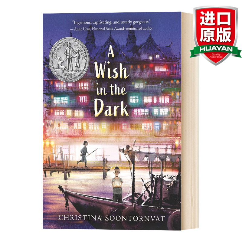 英文原版 黑暗中的愿望 A Wish in the Dark 2021纽伯瑞银奖 儿童文学