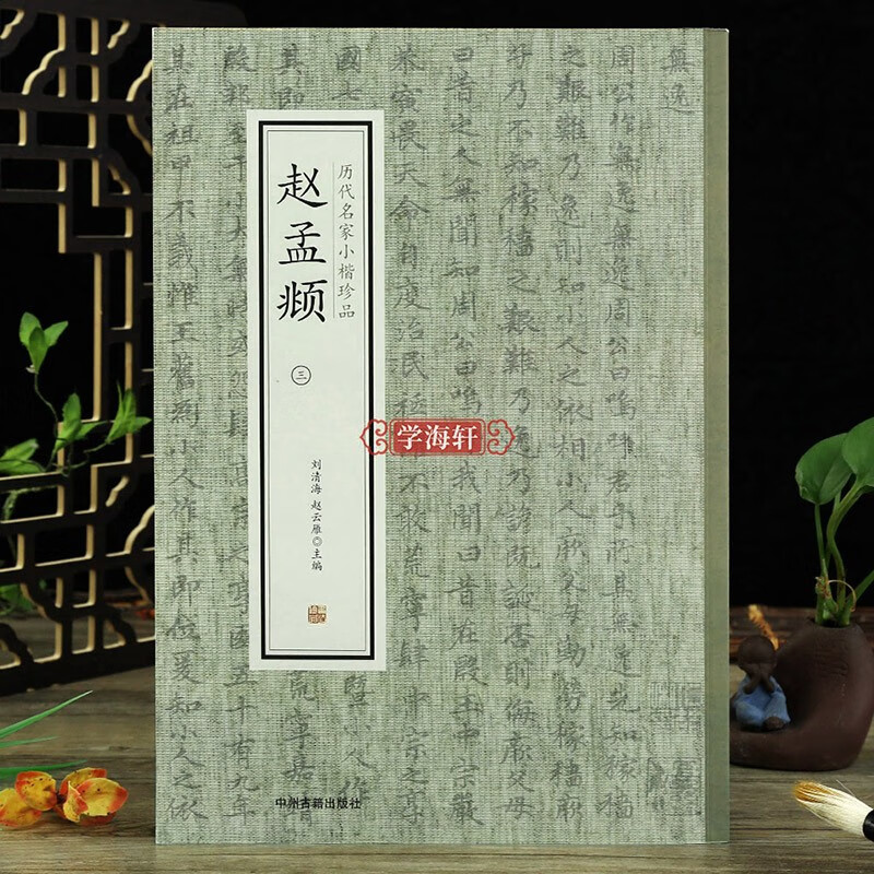 学海轩 赵孟頫(三)历代名家小楷珍品 无逸 闲邪公家传 卫宜人墓志 大元勒藏御服之碑 书法技法理论者临摹赏析简体旁注毛笔临摹字帖