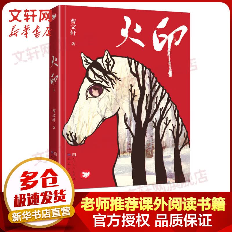 火印 《青铜葵花》《草房子》《天黑了》作者曹文轩儿童文学作品 入围2015中国好书 儿童读物