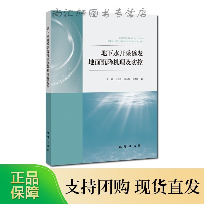 地下水开采诱发地面沉降机理及防控 地质全新