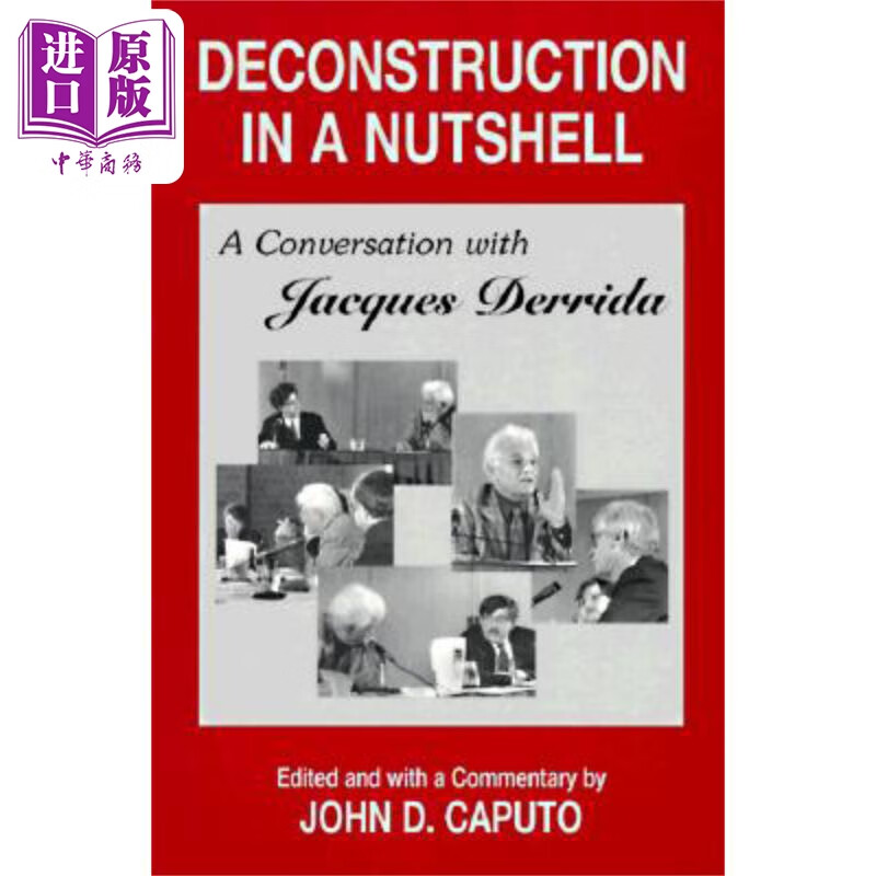 一个坚果内的解构 与德里达交谈 英文原版 Deconstruction in a Nutshell Jacques Derrida