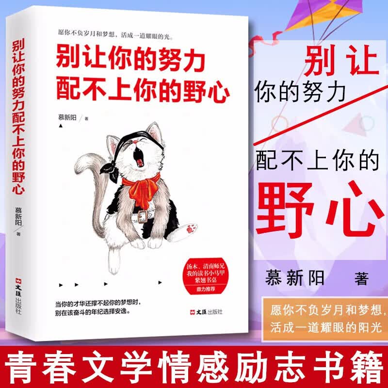 别让你的努力配不上你的野心将来的你一定会感谢拼命的自己成功激励千万年轻人成长之书自我实现成功励志书 无颜色 无规格