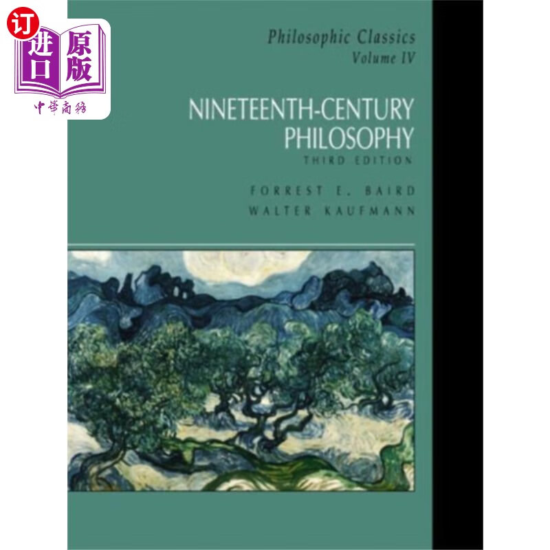 海外直订Philosophic Classics, Volume IV 《哲学经典》第四卷