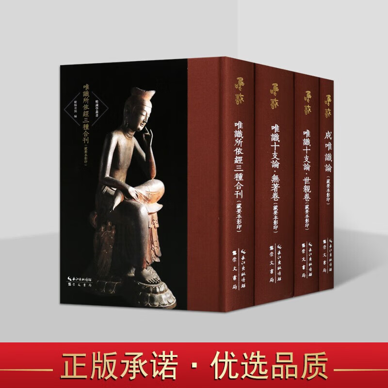 唯识所依经三种合刊 唯识十支论无著卷 唯识十支论世亲卷 成唯识论 藏要本影印 唯识学丛书 套装4册 宗教哲学书籍 宗教普及读物 崇文书局书籍