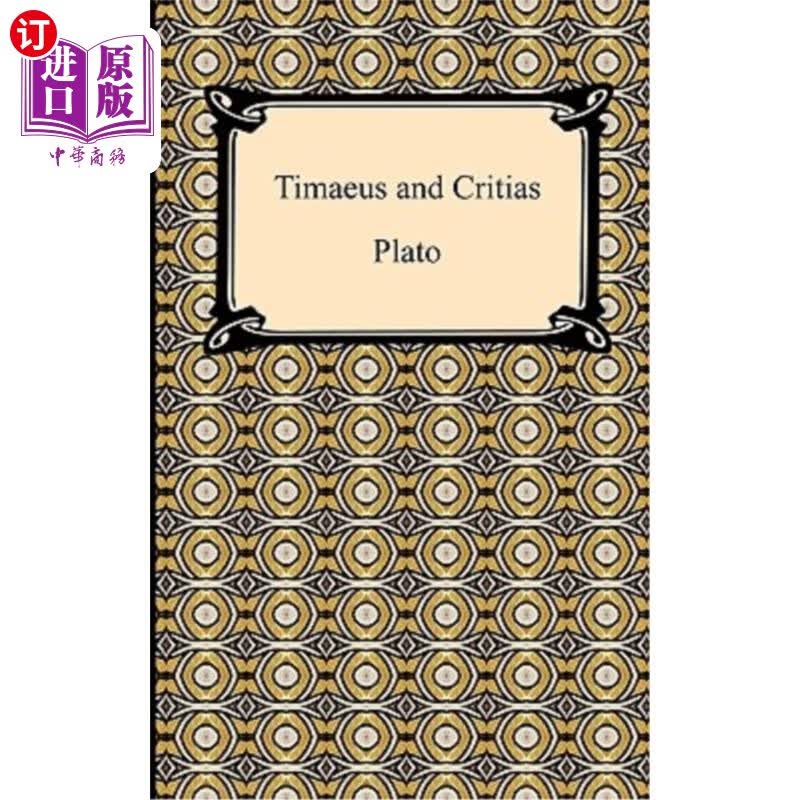 海外直订Timaeus and Critias 蒂迈欧和克里提亚斯
