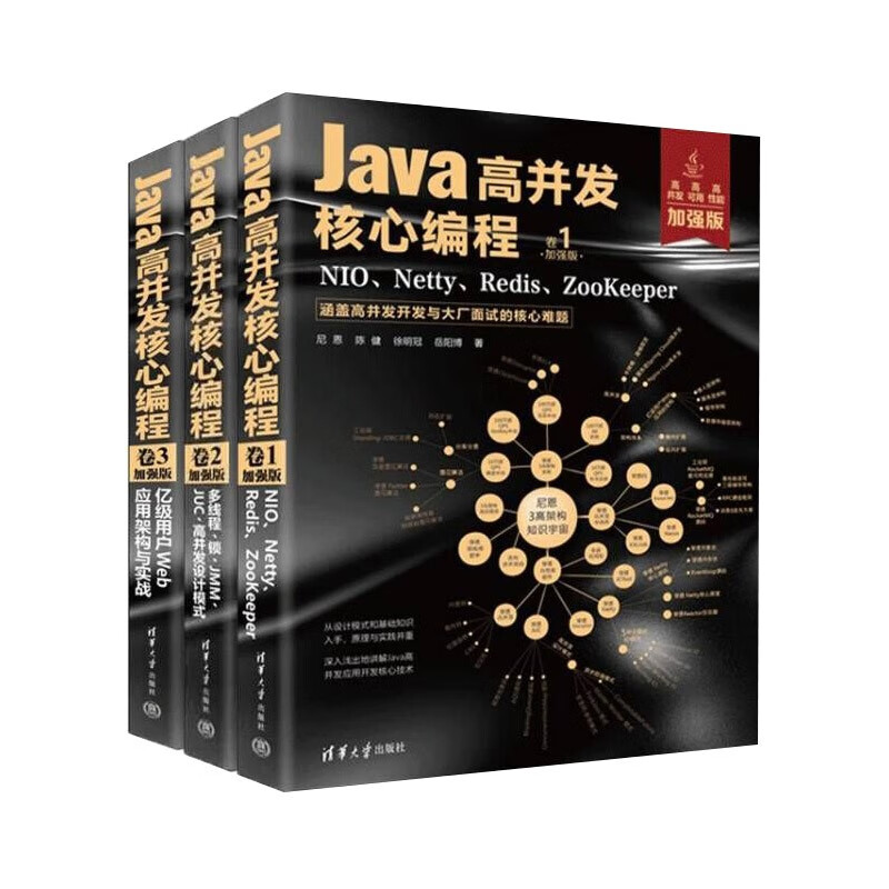 Java高并发三部曲（加强版）：Java高并发核心编程 加强版 卷1+卷2+卷3
