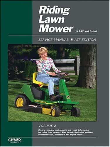 Riding Lawn Mower Service Manual Volume 2