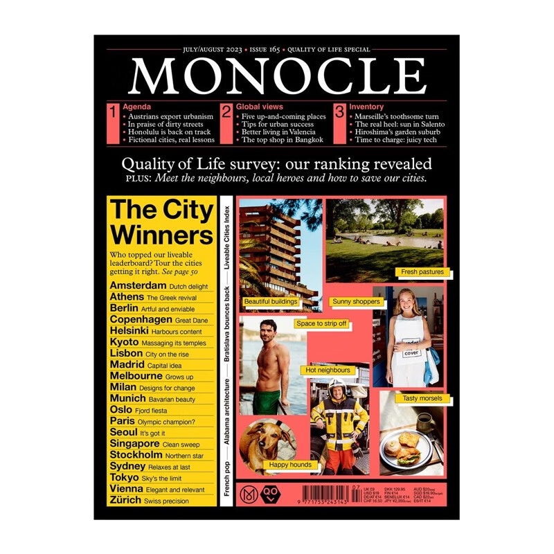 Monocle单片眼镜 2023年06期 NO.165 英文原版期刊旅游杂志 善本图书 Monocle单片眼镜2023年06期