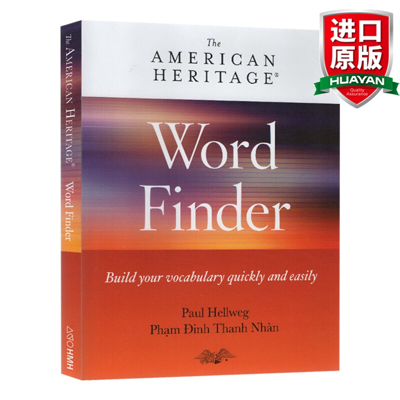 英文原版 美国传统英语词典 词汇查找 American Heritage Word Finder 英英字典