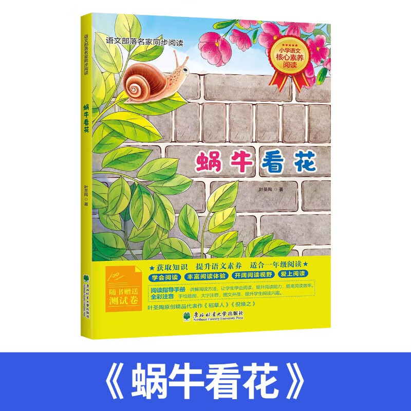 2023年山东省一年级寒暑假阅读书目 蜗牛看花小布头奇遇记会飞的学校没头脑和不高兴儿童文学注音版经典 蜗牛看花