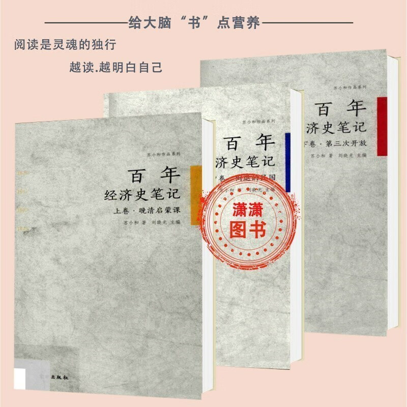 苏小和作品系列 百年经济史笔记 上中下 全3册 中国经济史