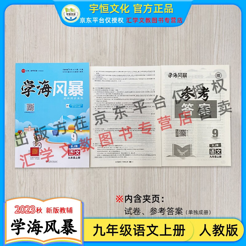 江美官方2023《学海风暴》江西 九年级上册 语数英物化政历 中学教材同步训练 九年级上册 英语人教版(江西适用)