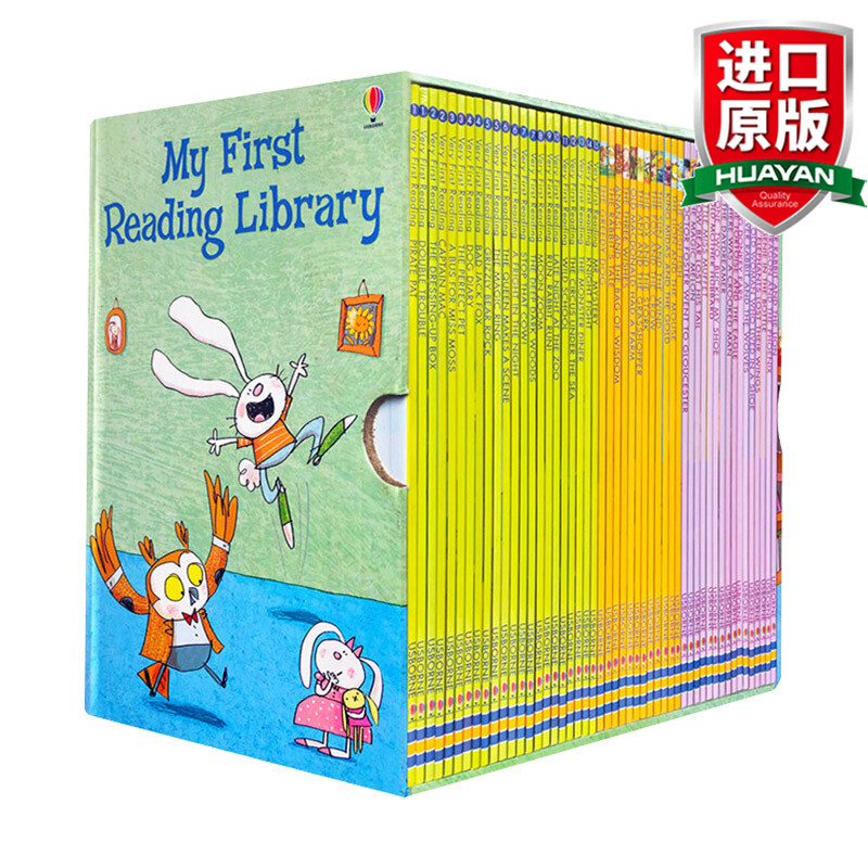 My First Reading Library - 50 book set 英文原版 尤斯伯恩我的第一个套图书馆50册 儿童英语启蒙分级读物 英文版 进口英语书籍