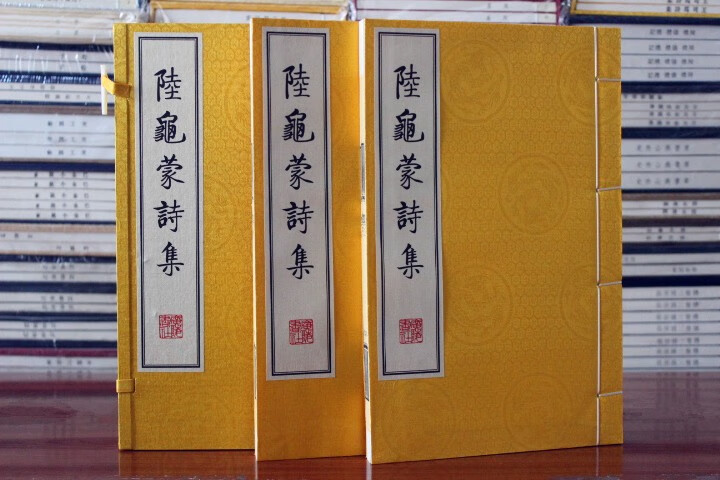 陆龟蒙诗集 古诗唐诗宣纸线装一函两册广陵书社