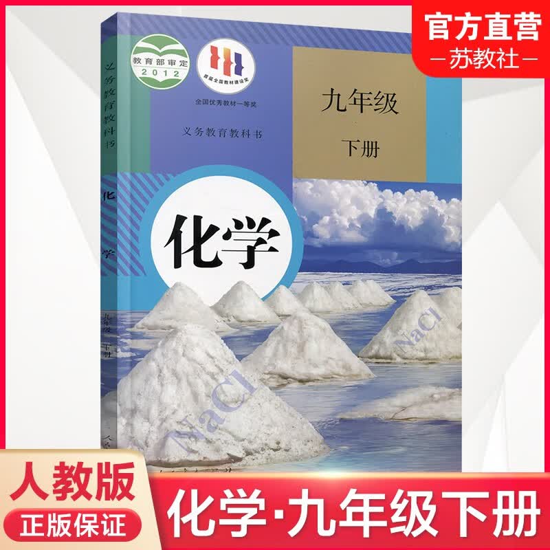 2023年秋  化学课本 九年级下册 人教版 初中化学9下学生用书 人民教育出版社 RJ
