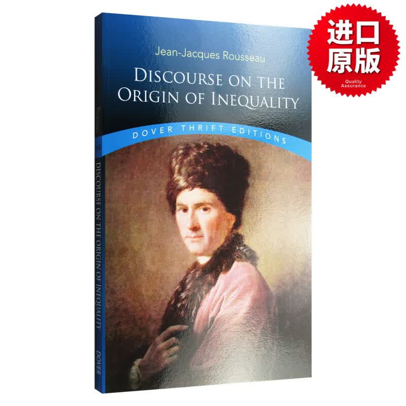卢梭 论人类不平等的起源和基础 Discourse on the Origin of Inequality 英文原版哲学经典进口书籍