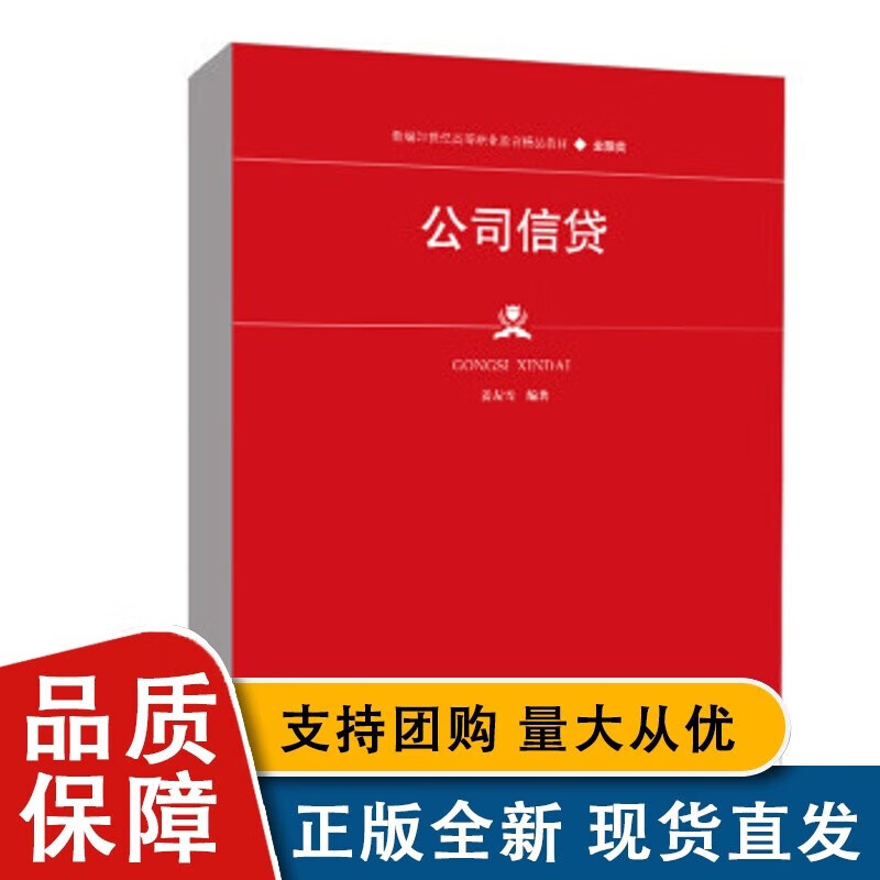 公司信贷 姜友雪 著 中国人民大学全新 9787300306827