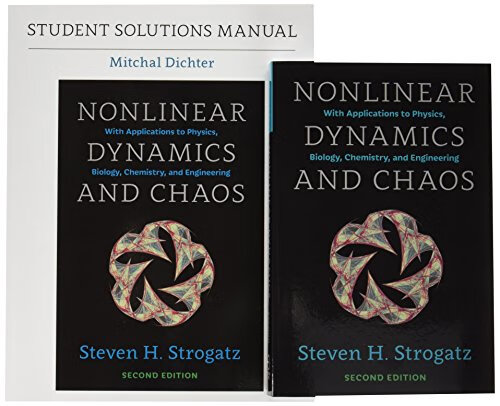 现货 Nonlinear Dynamics and Chaos with Student Solutions Manual: With Applications to Physics,