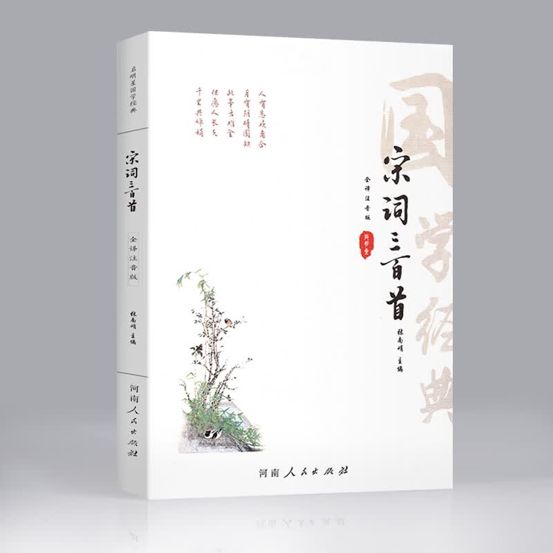 宋词三百首全注音版 原文注释译文 青少年古诗词古典文学 中华古诗词欣赏鉴赏
