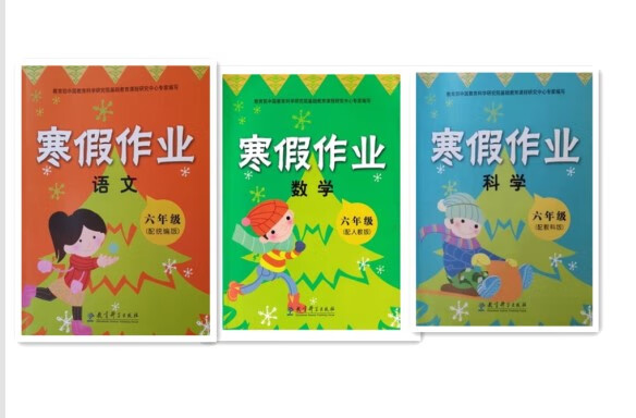 2020寒假作业小学语文科学册配教育科学出版社 语文 六年级上