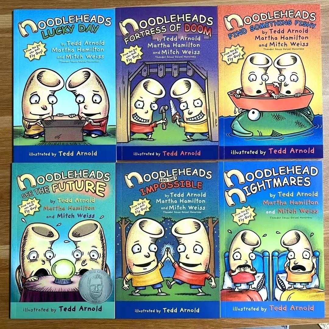 英文全套爆笑傻瓜小子 Noodleheads Series 6册书