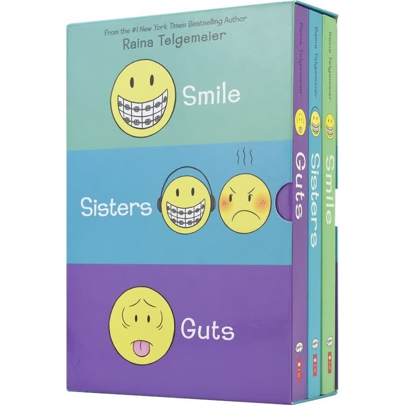 Smile Sisters and Guts The Box Set 微笑/姐妹/勇气 3 册盒装