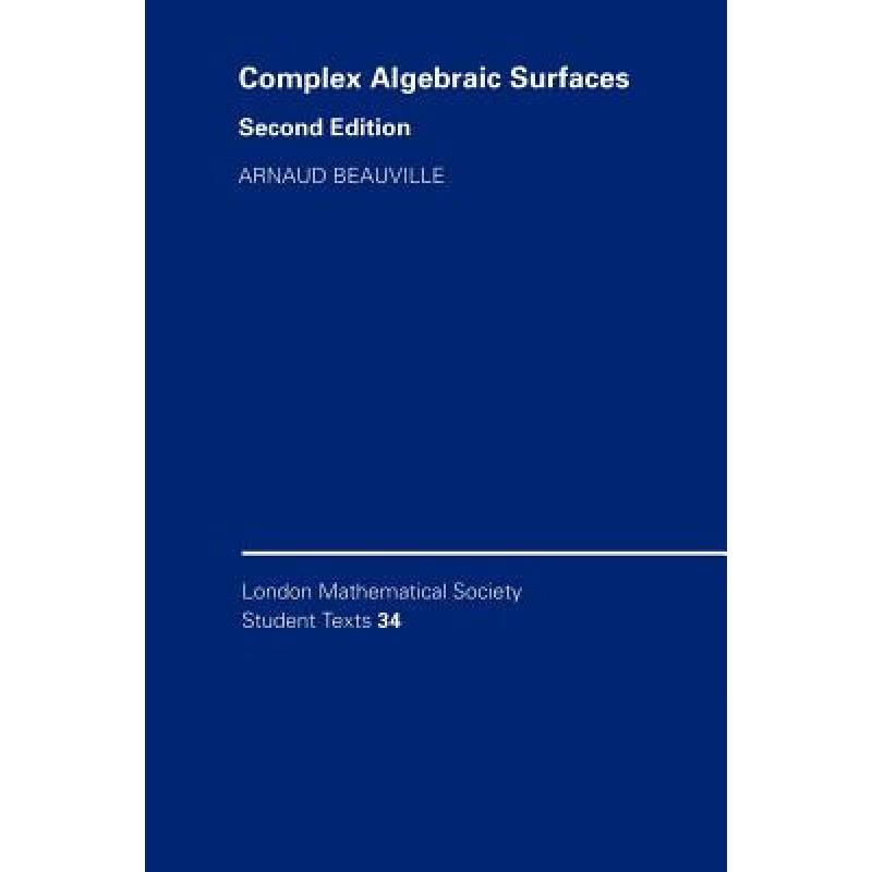 现货 复代数曲面 Complex Algebraic Surfaces