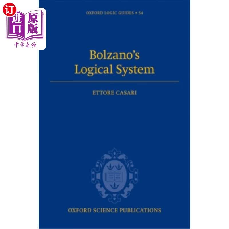 海外直订Bolzano's Logical System 波尔扎诺的逻辑系统
