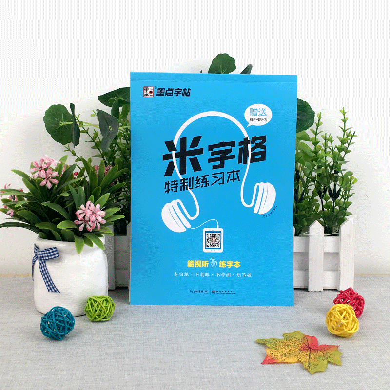 米字格练字本 墨点字帖硬笔书法练字 小学生成人初学硬笔书法专用临摹书写练习临摹纸 湖北美术出版社