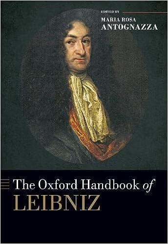 牛津莱布尼茨手册 The Oxford Handbook of Leibniz