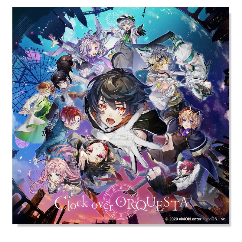 Clock over ORQUESTA音乐角色公式设定集日文原版进口图书 Clock over ORQUESTA BATTLE BOOK作品集插画集