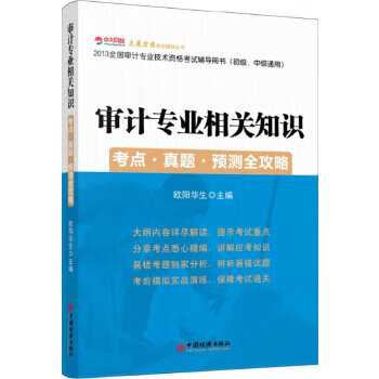 2013全国审计专业技术资格考试辅导用书