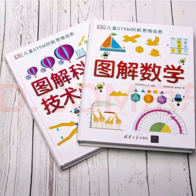 DK图解科学技术与工程dk儿童stem创新思维培养儿童数学 图解数学