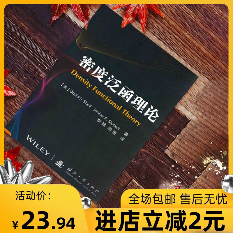 定制款  密度泛函理论 国防工业 2014 李健 周勇 译 密度泛函法