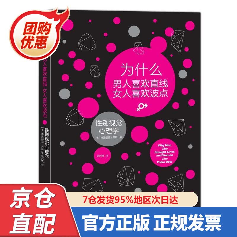 【新书】为什么男人喜欢直线女人喜欢波点 性别视觉心理学 97875057387 [英国]格洛丽亚.莫斯