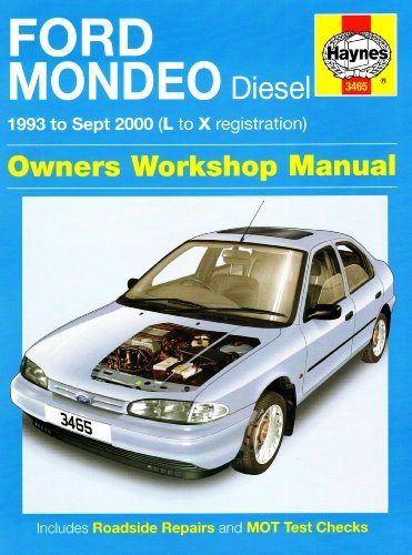 Ford Mondeo Diesel (93 - Sept 00) Haynes Repair Manual