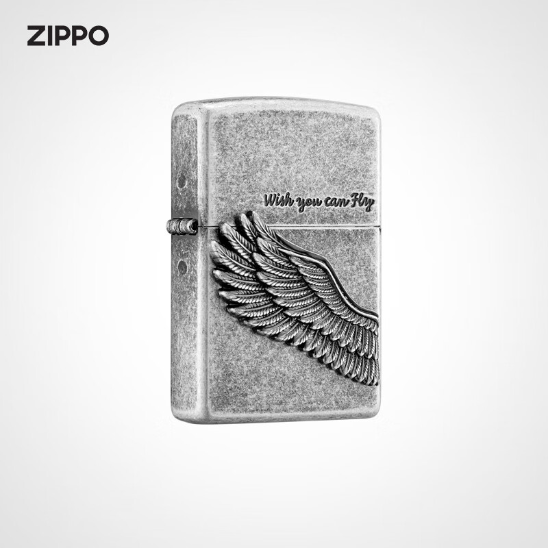 ZIPPO防风煤油打火机之宝飞的更高套装礼盒zippo官方旗舰店礼物 飞高-古银单机新机无油