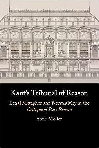 Kant's Tribunal of Reason