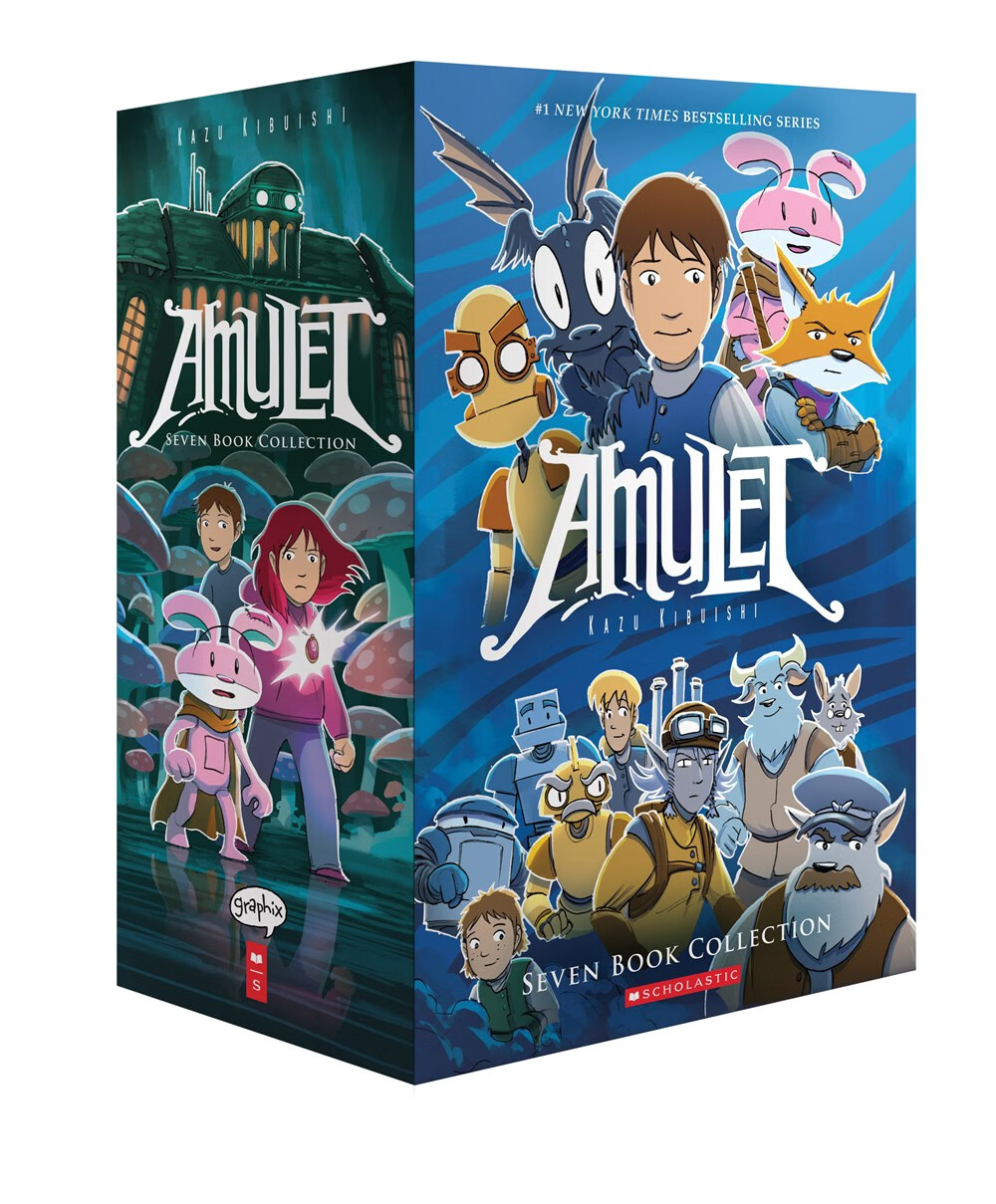 Amulet #1-7 Box Set 护身符套装1-7册 英文原版 进口故事书