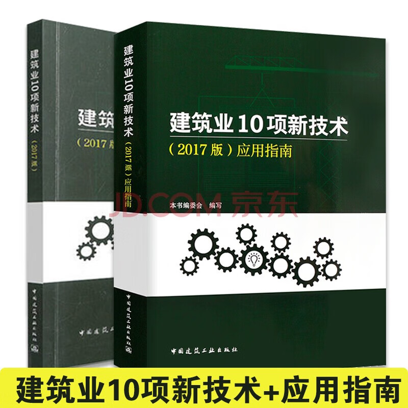 建筑业10项新技术+建筑业10项新技术（2017版）应用指南全2册 建筑施工技术参考工具书