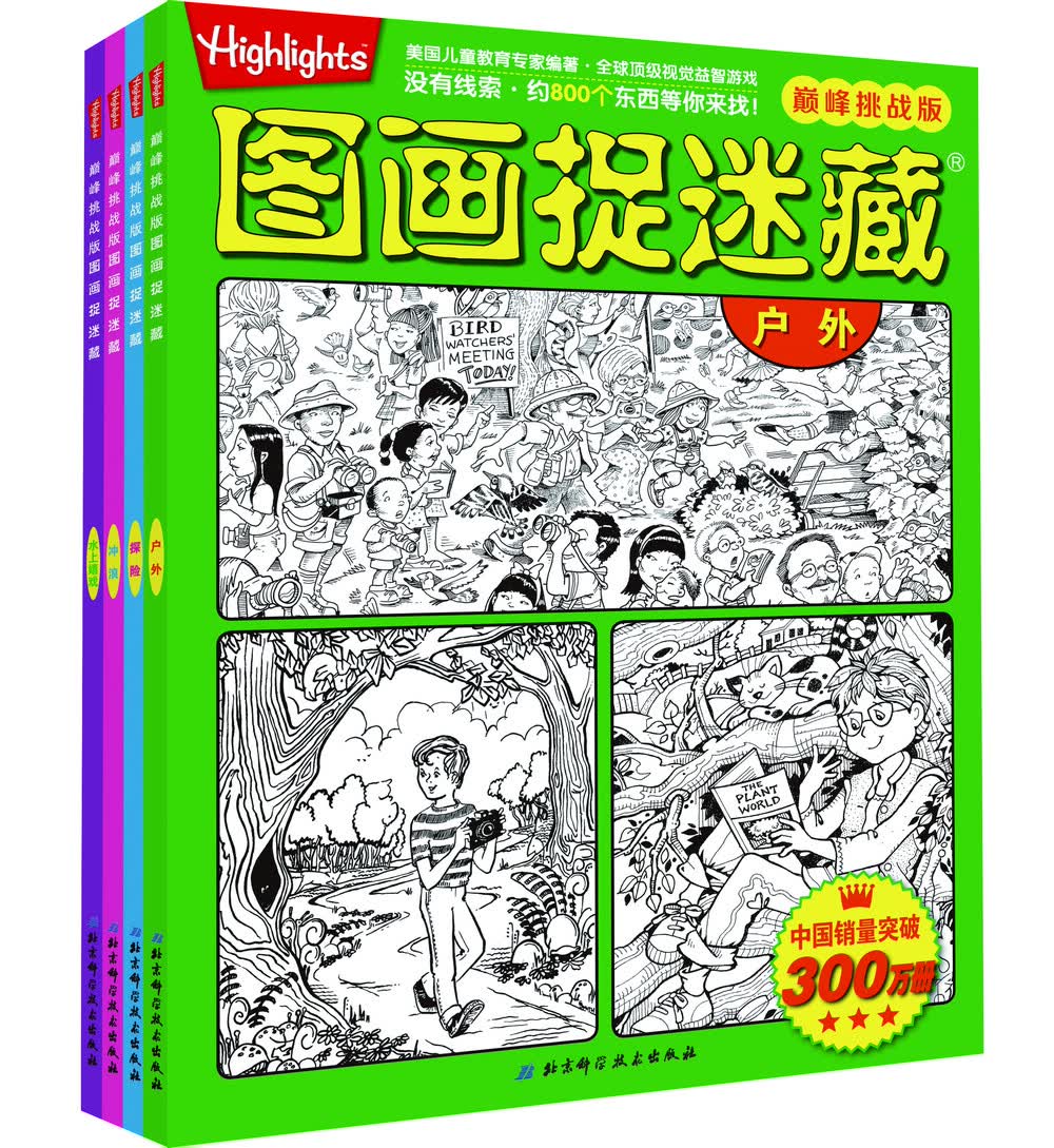 巅峰挑战版图画捉迷藏（套装全4册)