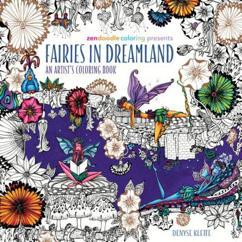 Zendoodle Coloring Presents Fairies in Dream...