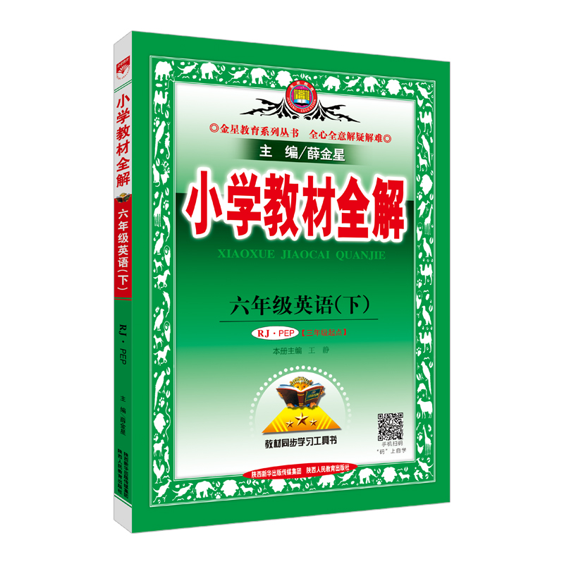 小学教材全解 六年级英语下 人教版 RJ PEP 2018春