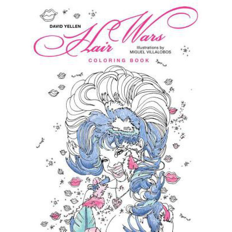 Hair Wars Coloring Book