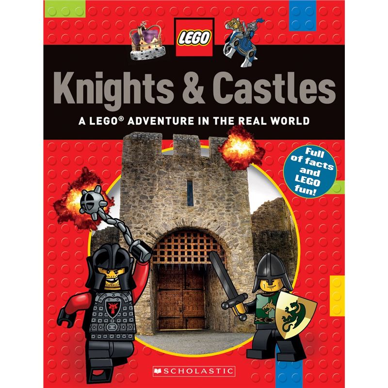 英文原版 乐高 Knights & Castles: A Lego Adventure in t
