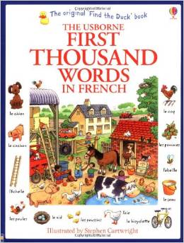法语原版现货First Thousand Words in French 1000个法语单词