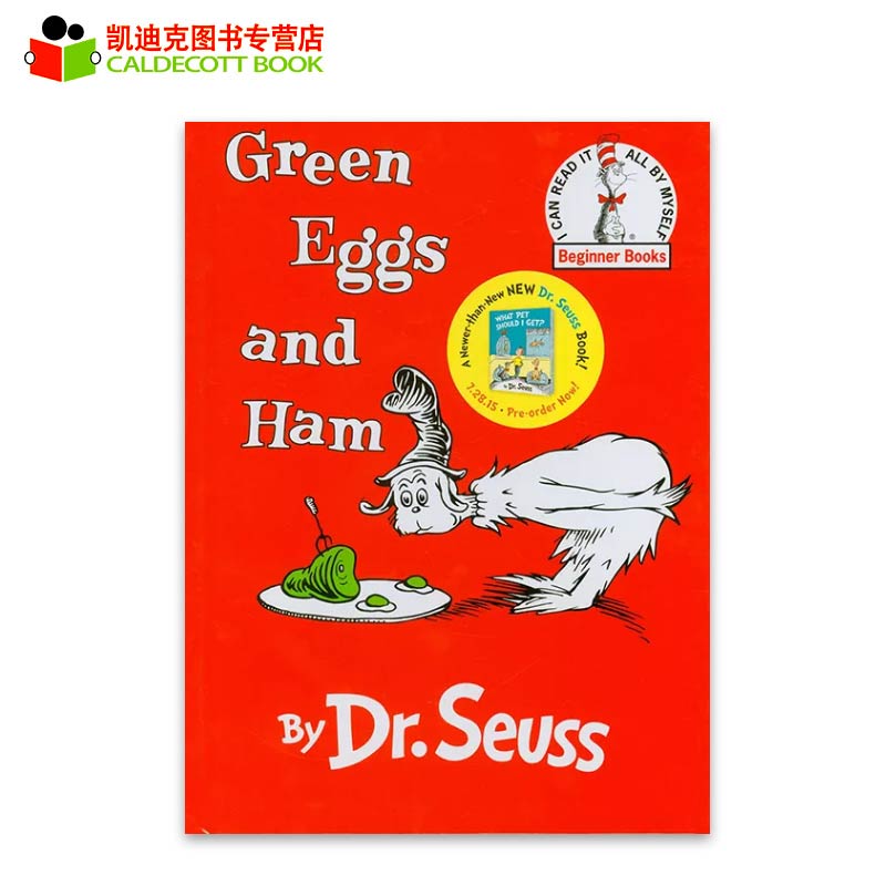 绿鸡蛋和火腿 Green Eggs and Ham Dr. Seuss 苏斯博士英文原版绘本 精装